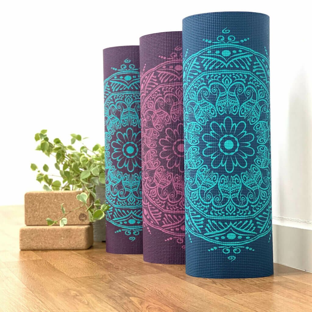 Tapete Yoga Leela estampa mandala 4.5mm l Yogateria